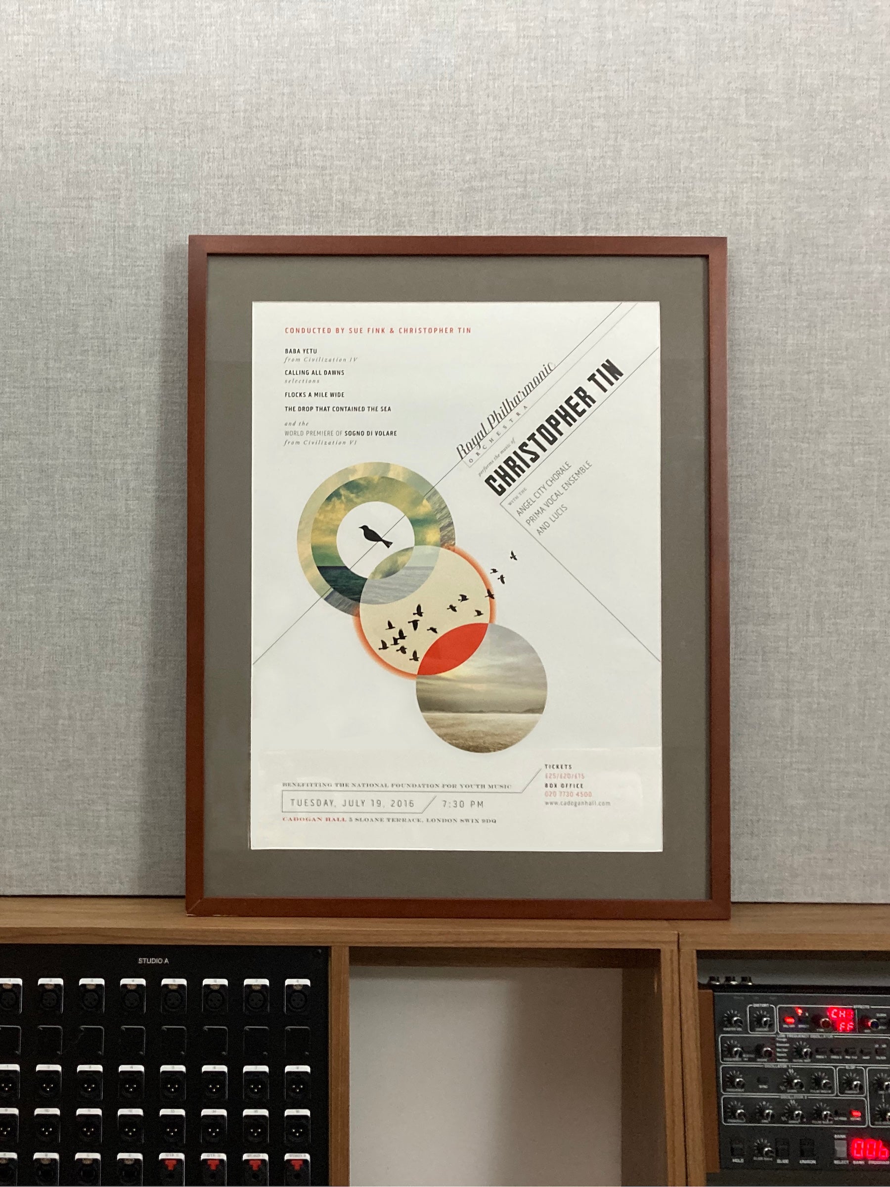 Poster - Cadogan Hall Concert – Christopher Tin